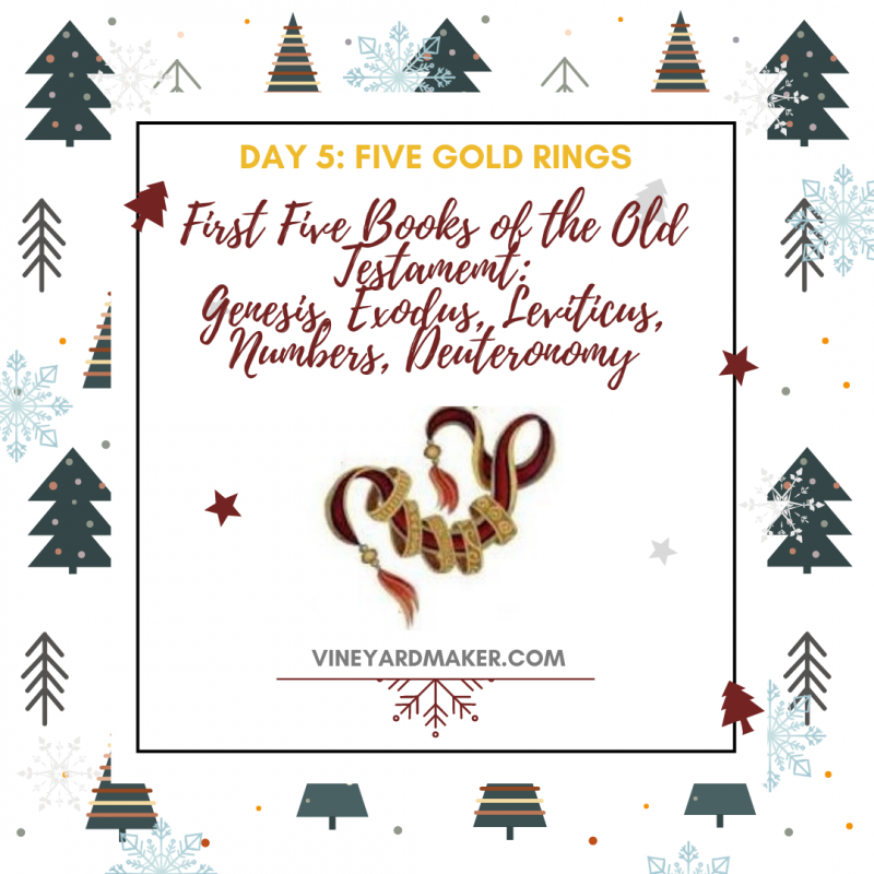 Fifth Day of Christmas: Five Gold Rings - Vineyardmaker